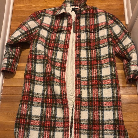 All Saints | Jackets & Coats | Nwt All Saints Plaid Teddy Jacket | Poshmark